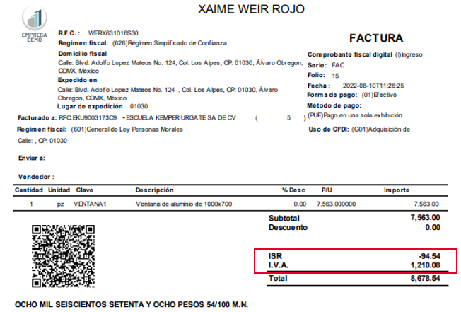 Configura RESICO - Portal de Clientes Siigo Aspel