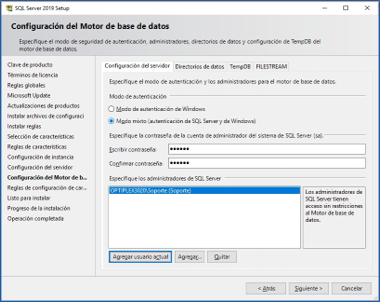 Utilizar SQL Server 2019 con los sistemas Aspel - Instalar SQL Server ...