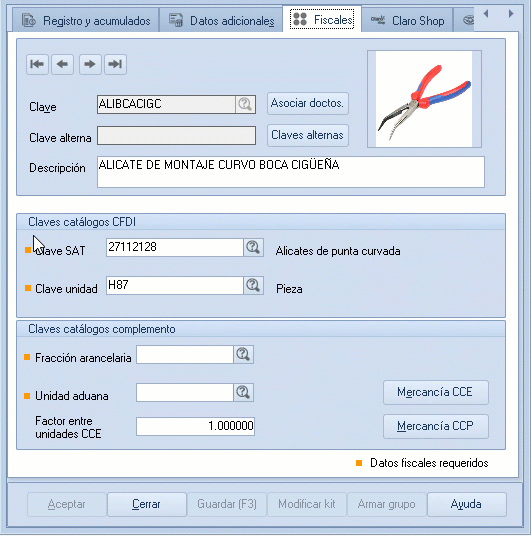 Crear o dar de alta productos y servicios - Fiscales - Portal de ...