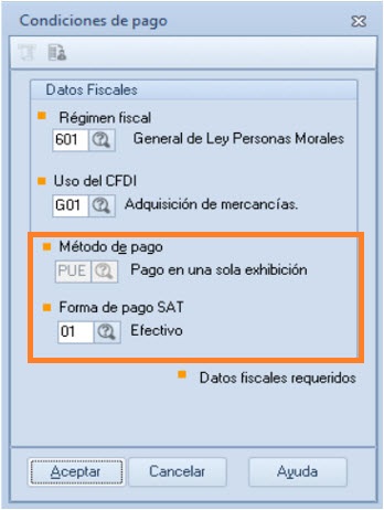 Identificar cambios en método y forma de pago en CFDI - Portal de ...
